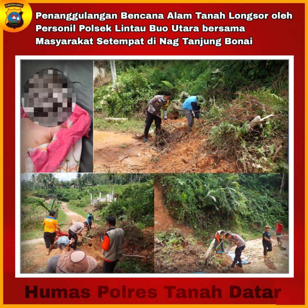 Longsor di Lintau Buo Utara, Seorang Anak Tewas Jadi Korban