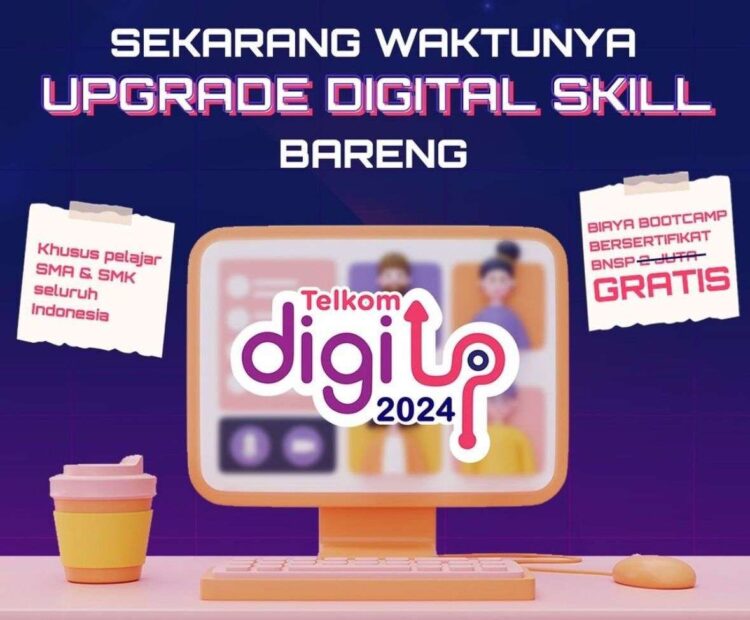Kembali Hadir! Telkom Ajak Pelajar Indonesia Kembangkan Talenta Digital Melalui Telkom DigiUP 2024